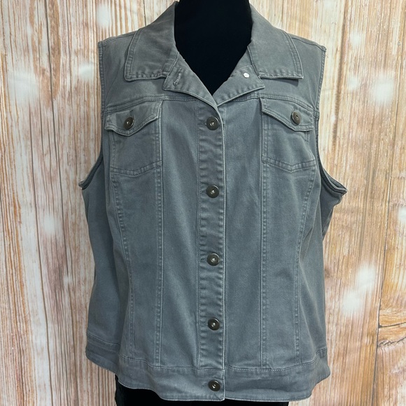 CJ Banks | Jackets & Coats | Cj Banks Plus Size Stretch Colored Denim ...